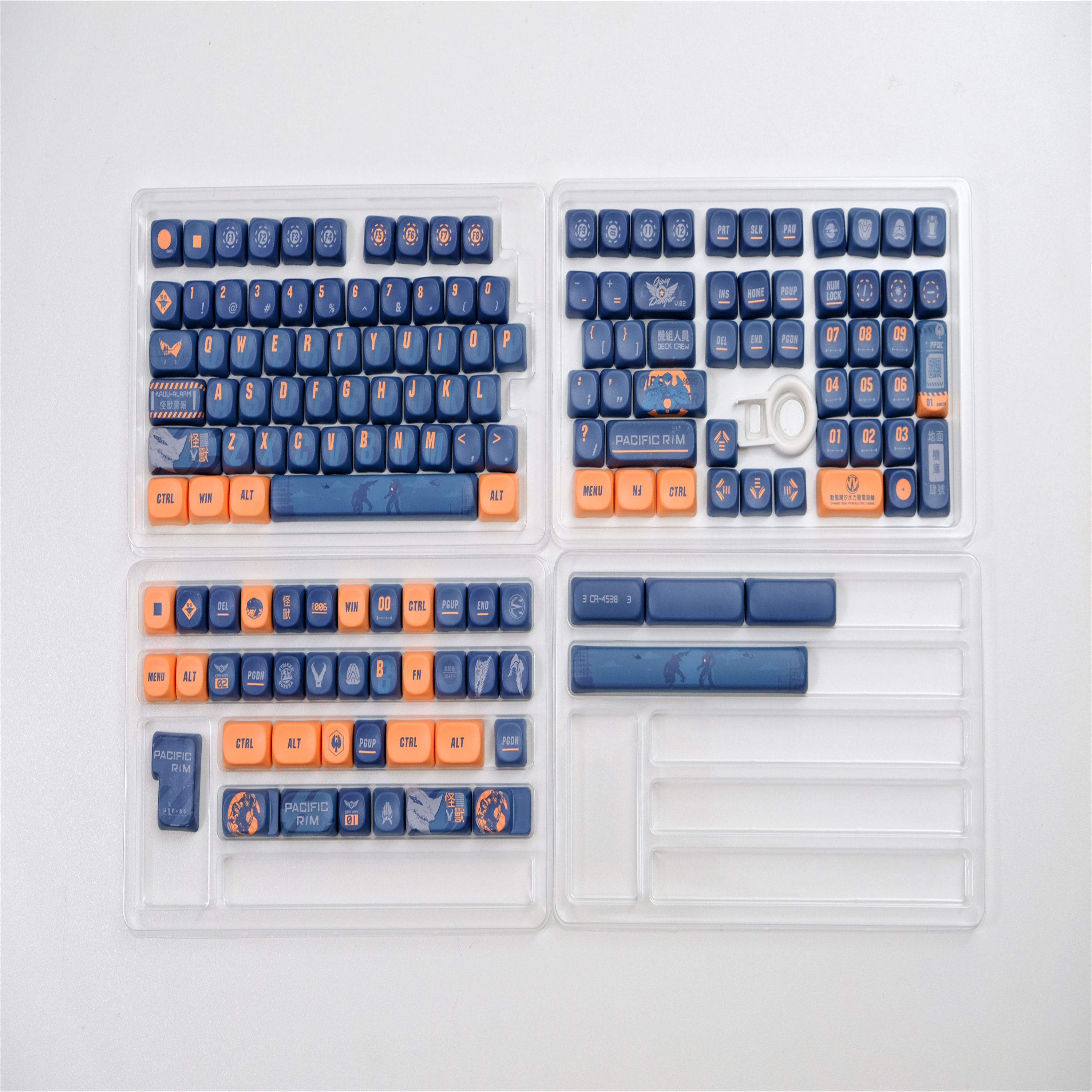 GMK Around Pacific Keycaps Set 151 Keys PBT Material MOA Profile for MX Switch Mechanical ...