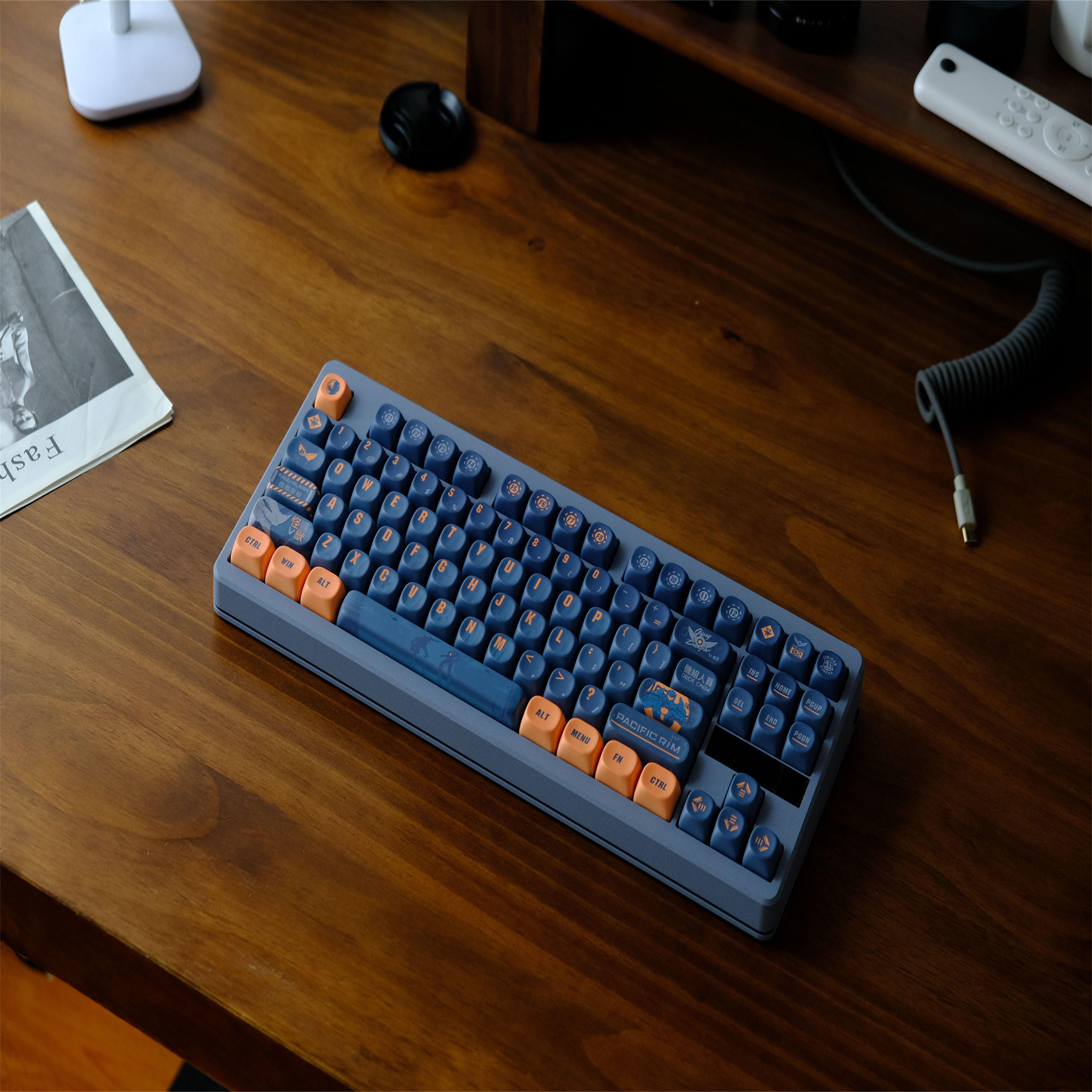 GMK Around Pacific Keycaps Set 151 Keys PBT Material MOA Profile for MX Switch Mechanical ...