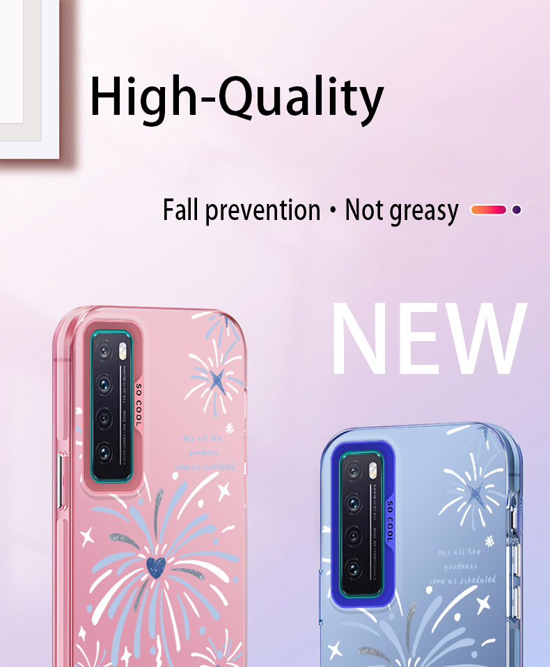 For Huawei Nova 7& Huawei Nova7 5G , Peach Heart Fireworks,high-quality ...
