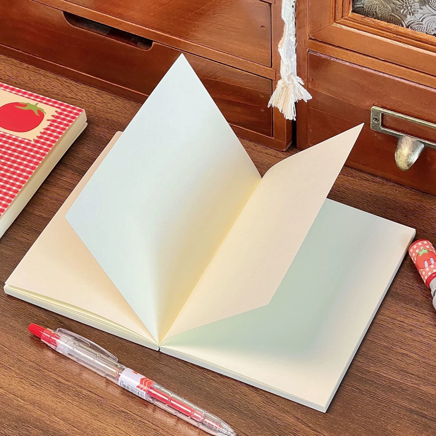 OHAYA |Handbook Retro Tomato Notebook Schedule Notebook Blank Notebook ...