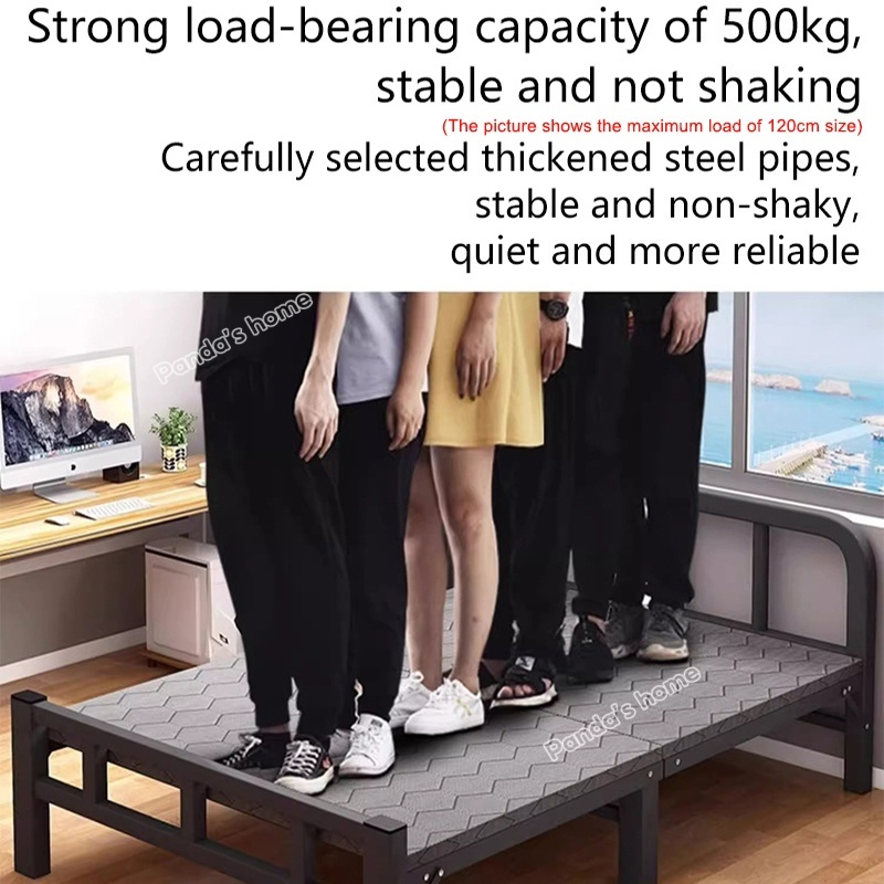 GC【Imported Best Quality】 Foldable Bed Metal Folding Bed Portable ...