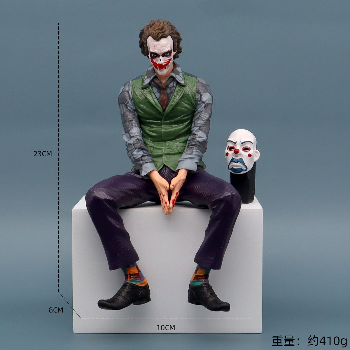 1Pcs 15-23cm Anime Batman The Dark Knight Heath Ledger The Joker With ...