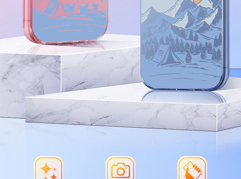 For Huawei Honor Play 60 Plus , Sunrise on Snow,high-quality matte anti ...