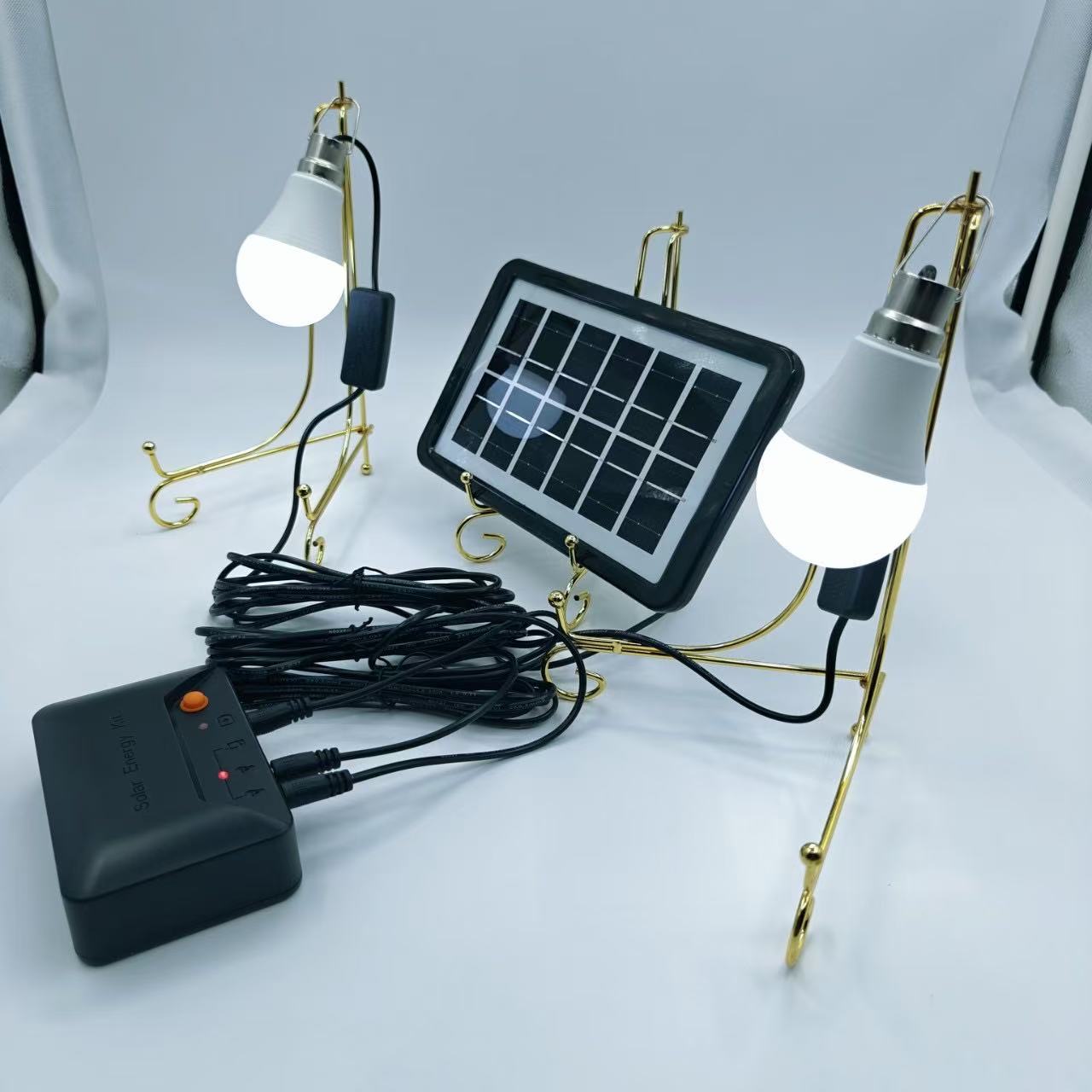 Waterproof Solar Lighting System Outdoor Sunlight Solar Bulb Camping ...