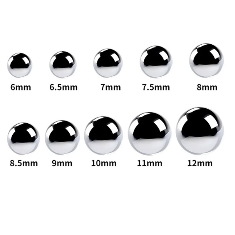20-100Pcs Carbon Steel Balls Solid Smooth Bearing Steel Ball Dia 6 6.5 ...