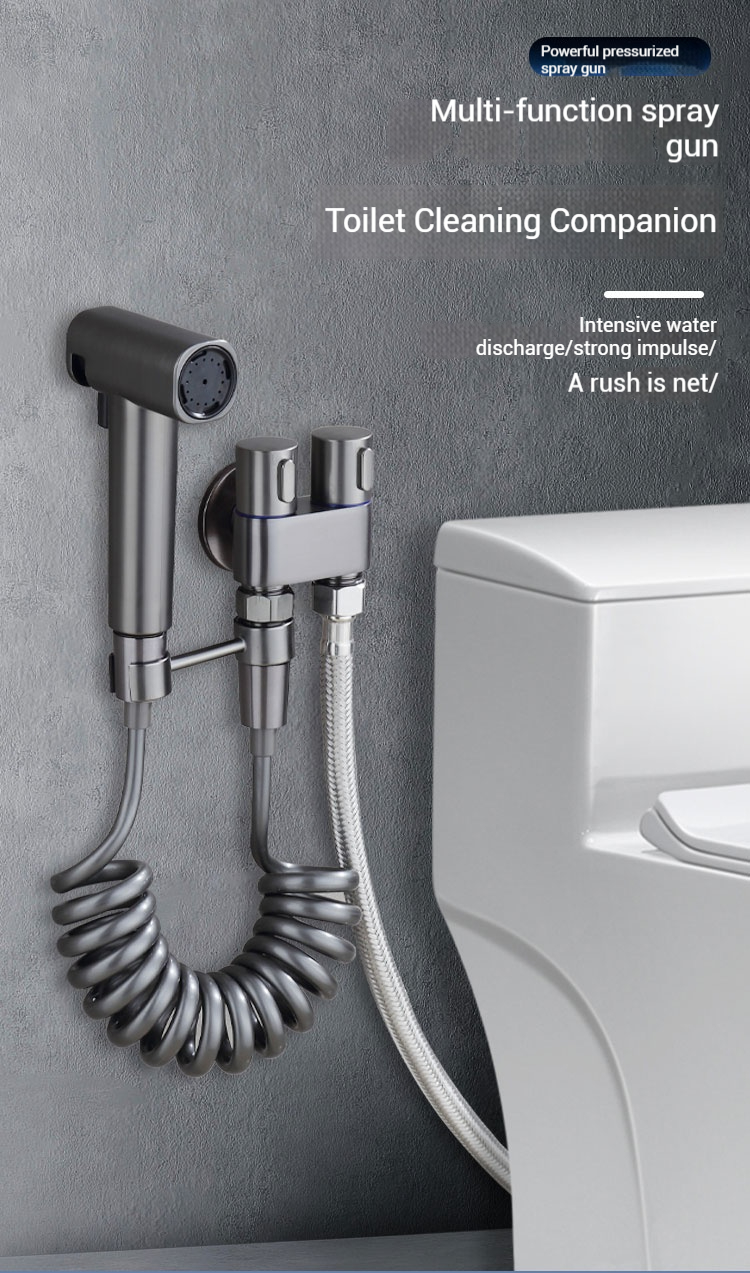 Xinkunlong High Pressure Bidet Spray Set With Two Water Flow Modes | Shopee Philippines