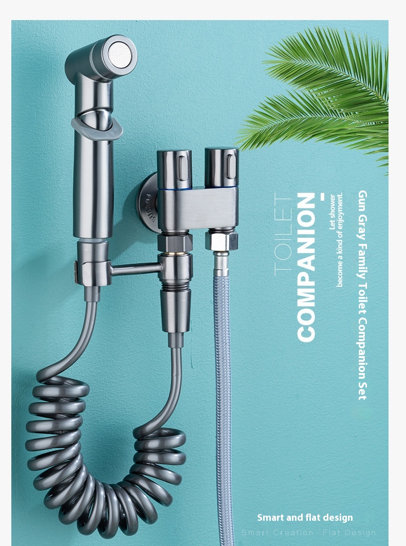 Toilet Bidet Spray Device, High-pressure Purifier, Spray Set, Bathroom ...
