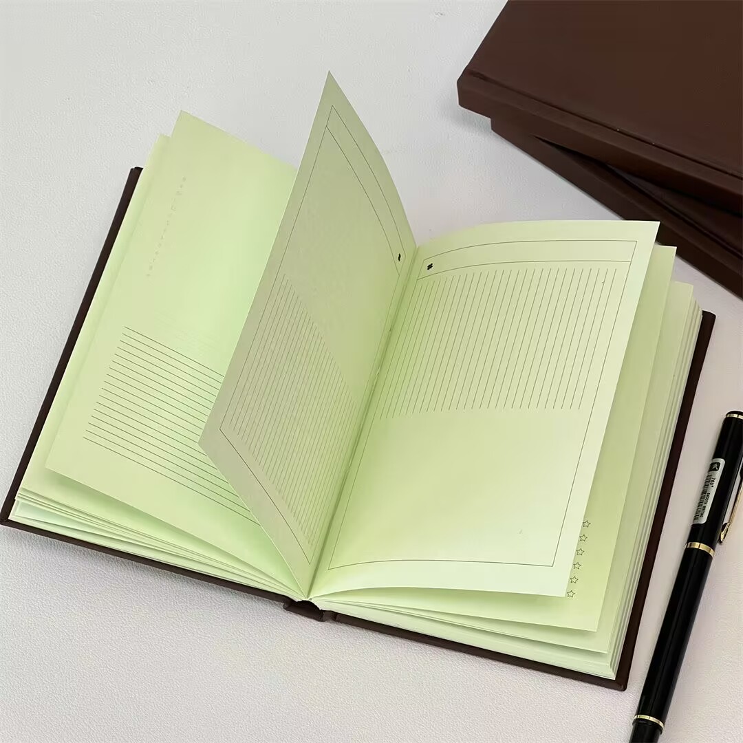 OHAYA | Mint Chocolate |Notebook Handbook A6 Hard Shell Diary Schedule ...