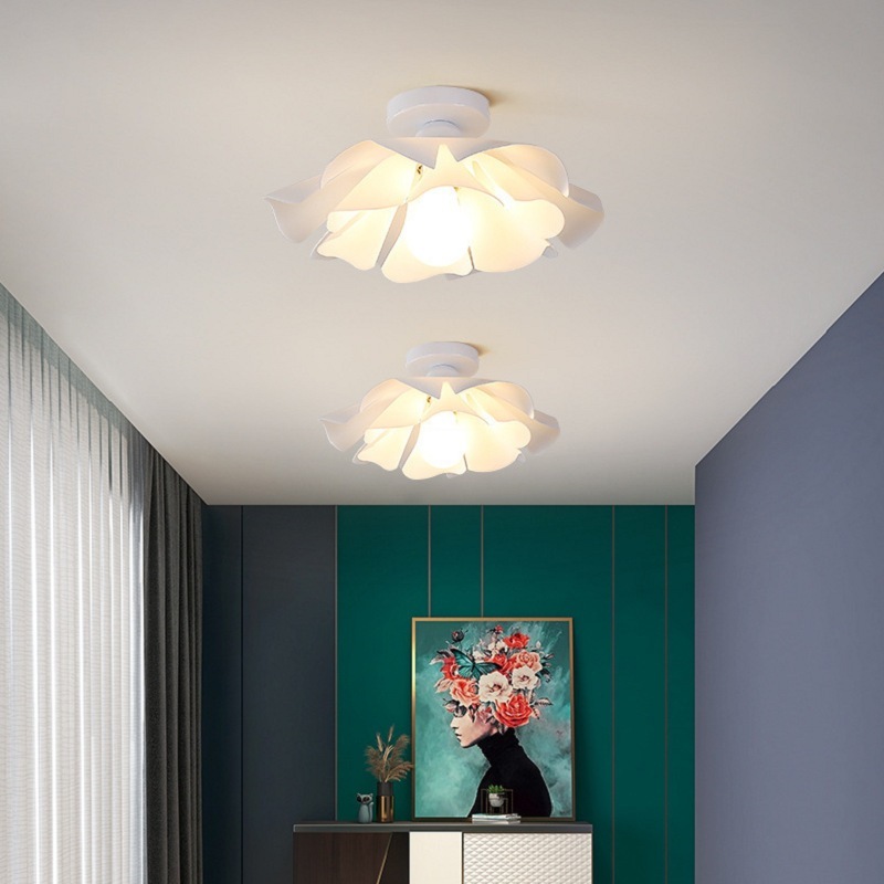 Ceiling Light Modern Simple Cloud Petal Adjustable Pendant for Living ...