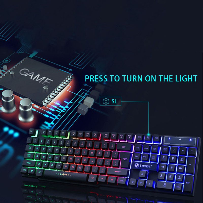 Zeus K001 Black 104-Key RGB Lighting Backlit Wired Gaming Keyboard and ...