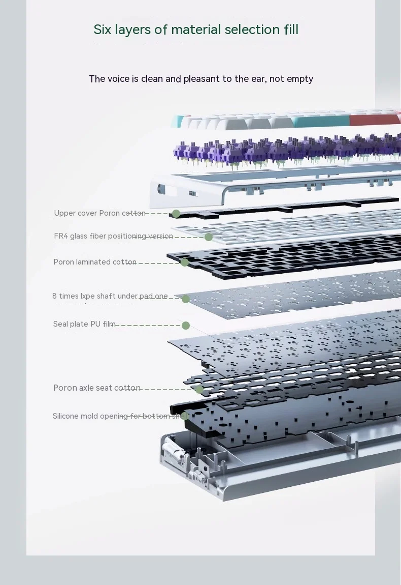 GeekElite Lio87 wireless mechanical keyboard 80% hot swappable RGB TOP ...