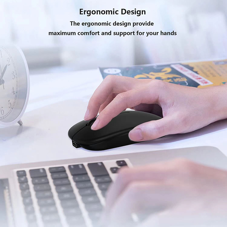 USB Mouse Wireless 2.4G Bluetooth 5.2 Office Tablet Mouse Laptop ...