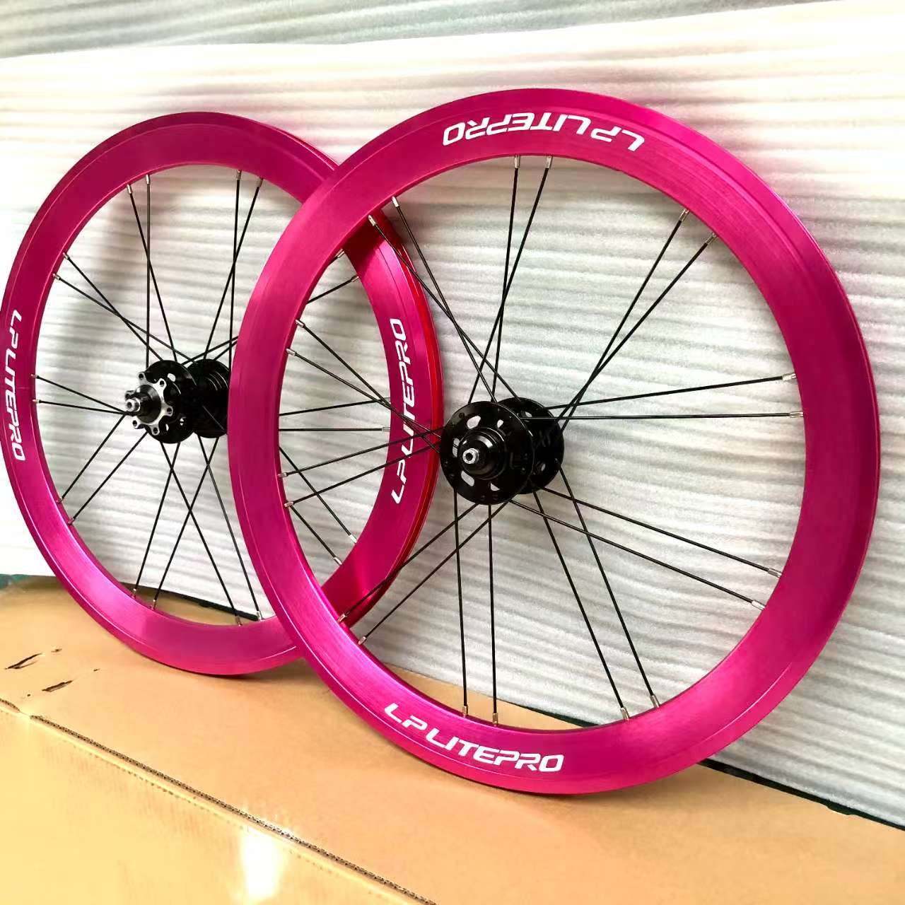 Litepro Wheel AERO Folding Bicycle Wheel Set 406/451 Wheel Set 120 ...