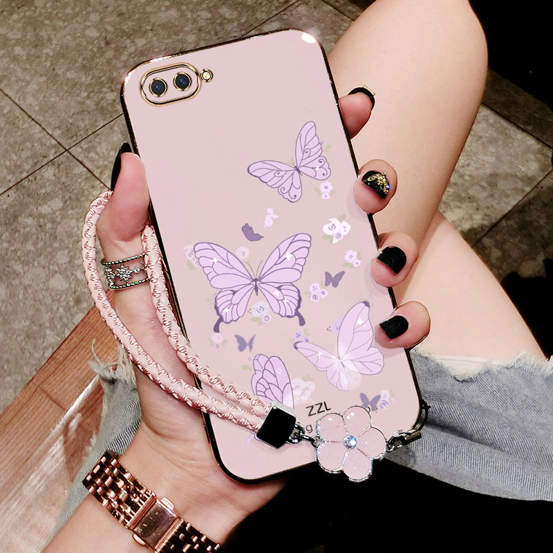 Case For OPPO A3S A12E A1K Silicone soft shell with shockproof ...