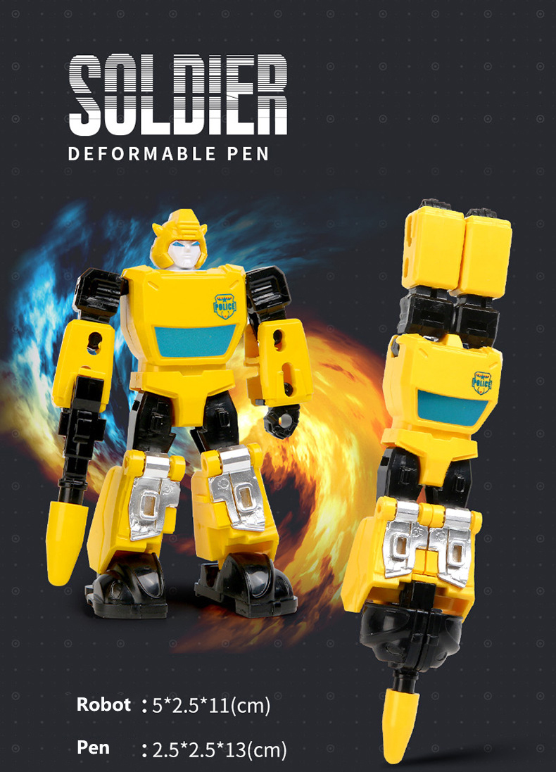 2025 New Transformers Optimus Prime Bumblebee Transforming Robot Pen ...