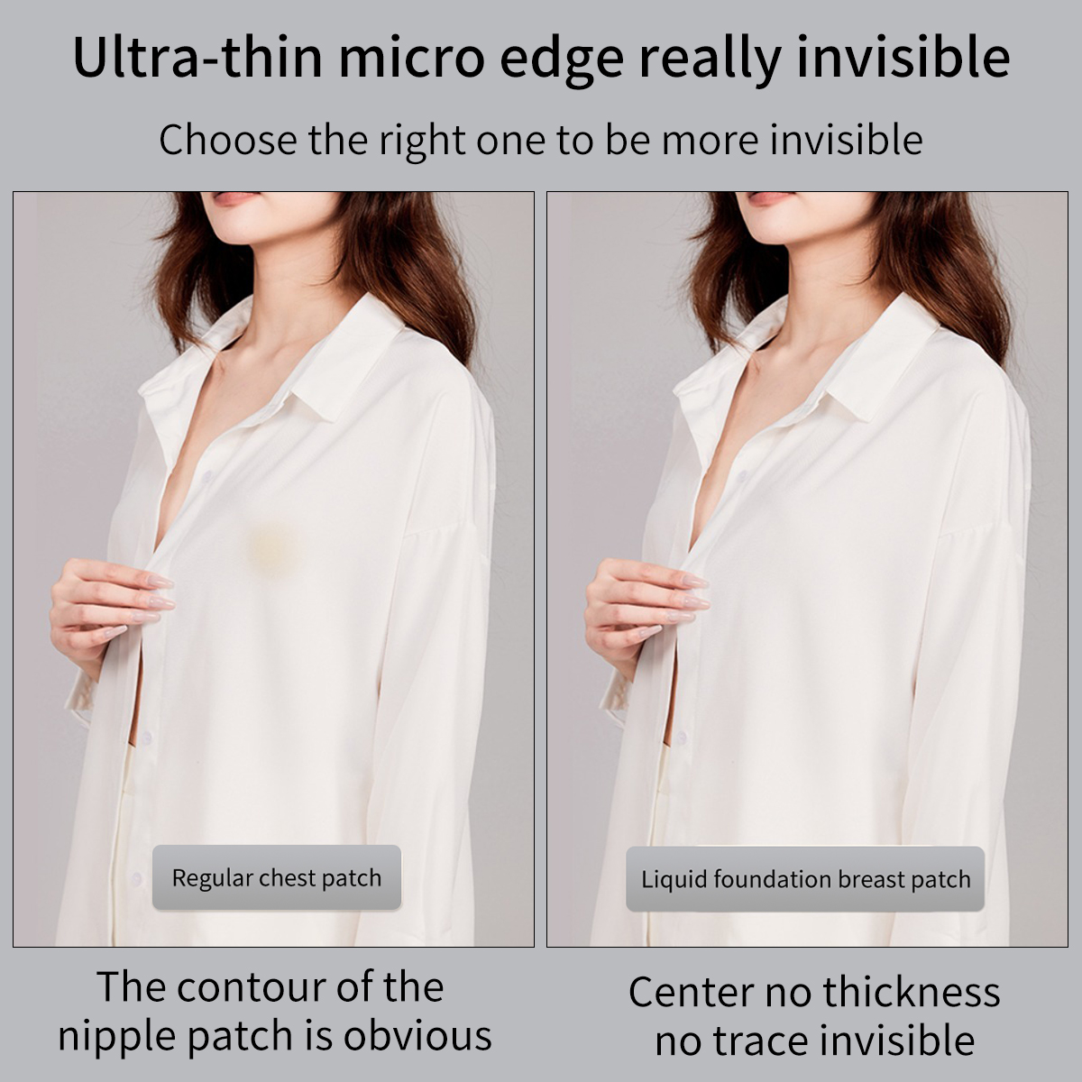 Ultra-Thin Adhesive Breast Patches – Seamless Invisible Nipple Covers ...