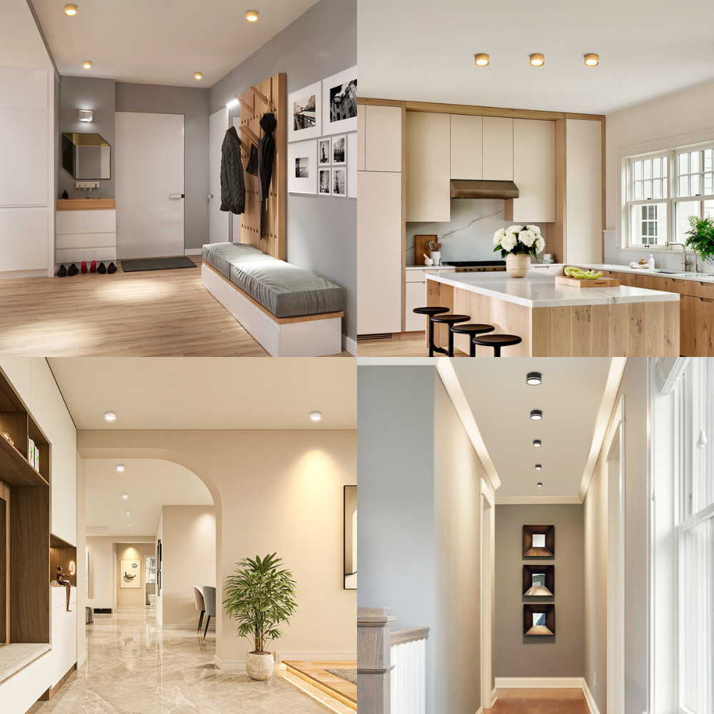 Led Downlight Pin Light Tri-color Ceiling Light Replaceable Bulb GX53 ...