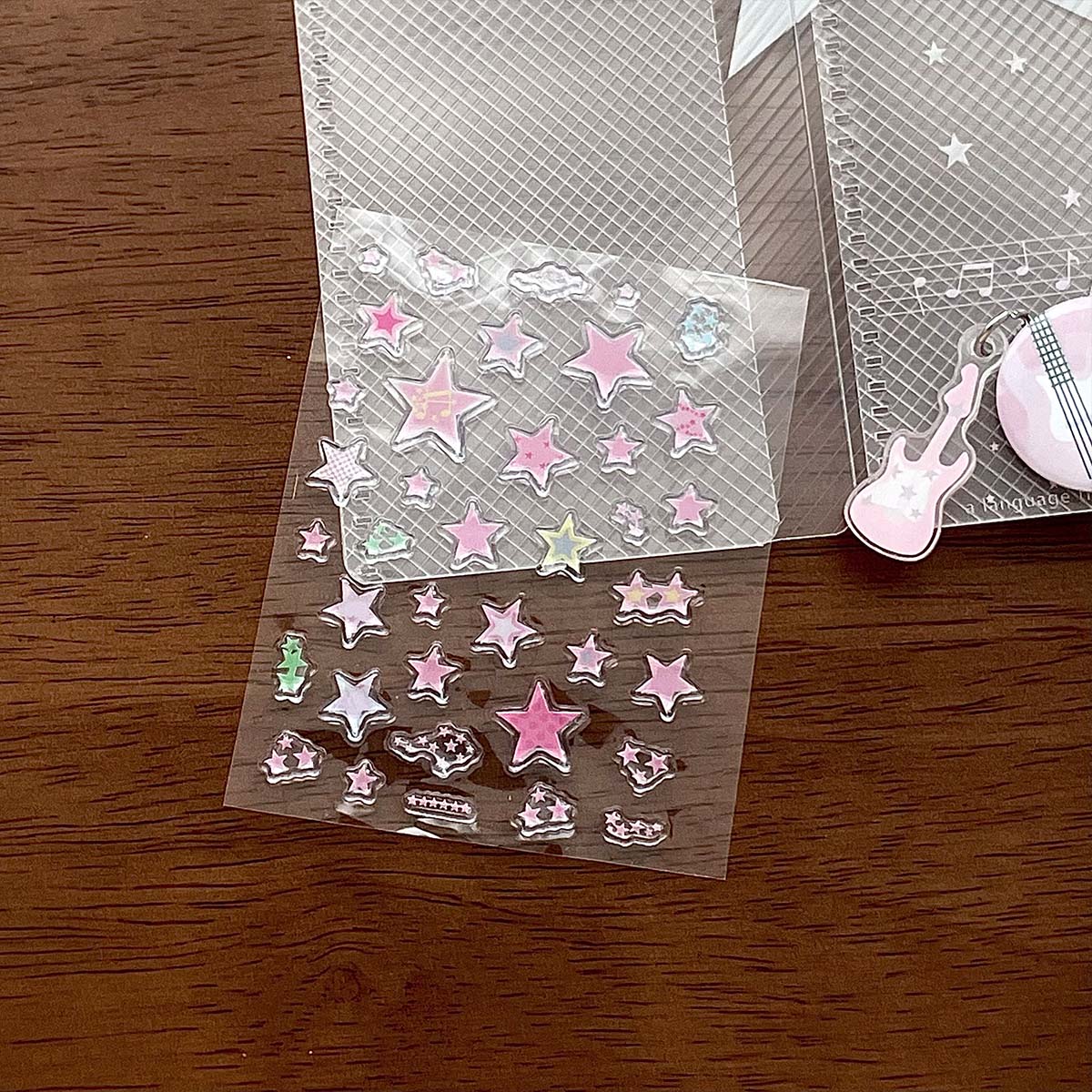 M5 Loose-leaf Handbook pp Twill Three-fold Strap Cute Handbook | Shopee ...