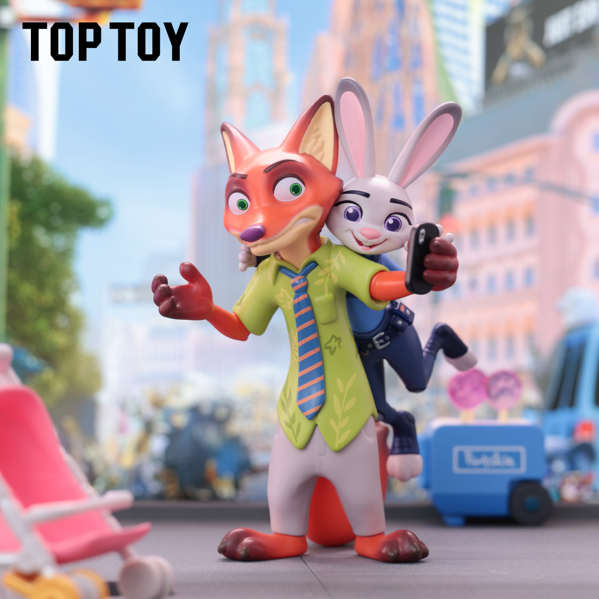TOP TOY Disney Zootopia Judy & Nick Story Series Figures Blind Box ...