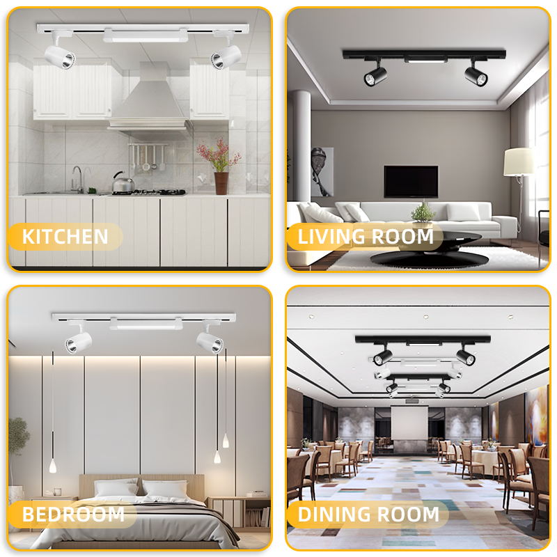 Linear Track Light Bar 12W 20W 30W 40W COB Track Lights Spotlight ...