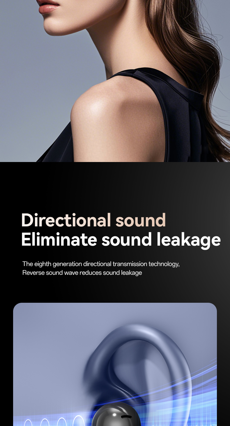 AOC-ACD3521 Wireless AI Bluetooth Headset Long Battery Life Noise Cancellation HIFI Sound ...