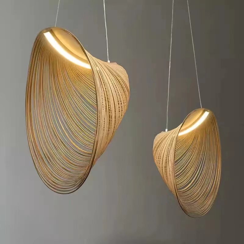 Simple Wood Ceiling Light Chandelier for Restaurant Nordic Pendant ...