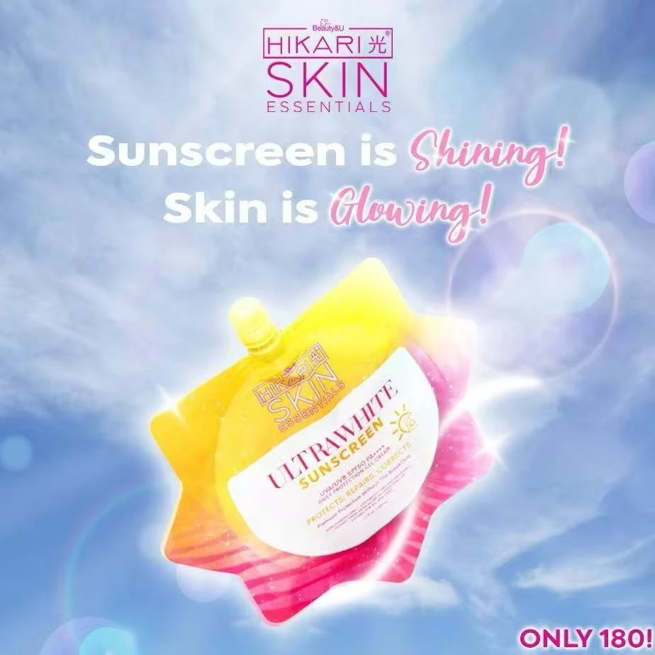 HIKARI Ultra White Sunscreen Whitening Wear Sun Screen Sunblock ...