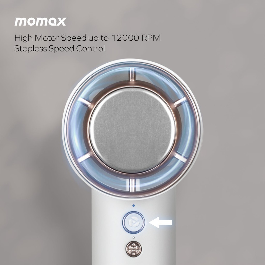 Momax Handheld Fan IF15 Dedicated Freezing Personal Fan 3000mAh Wind ...
