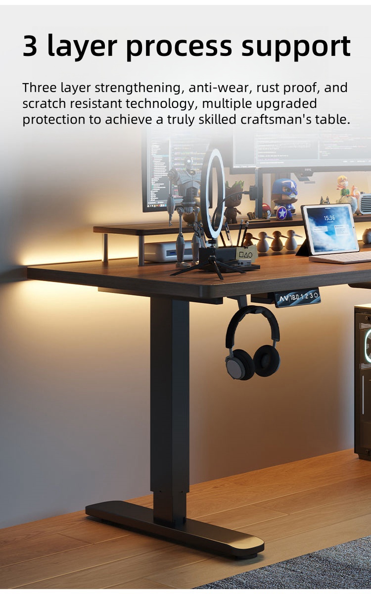 Electric Standing Desk Adjustable Height Computer Table Lifting ...