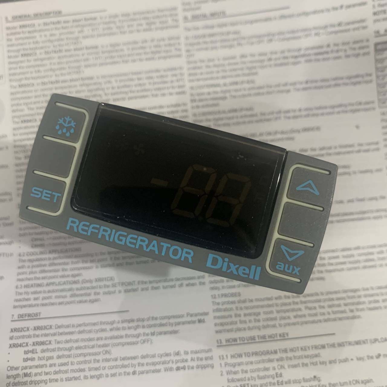 Dixell Digital Temperature Controller XR03CX-4N0F1 Programmable ...