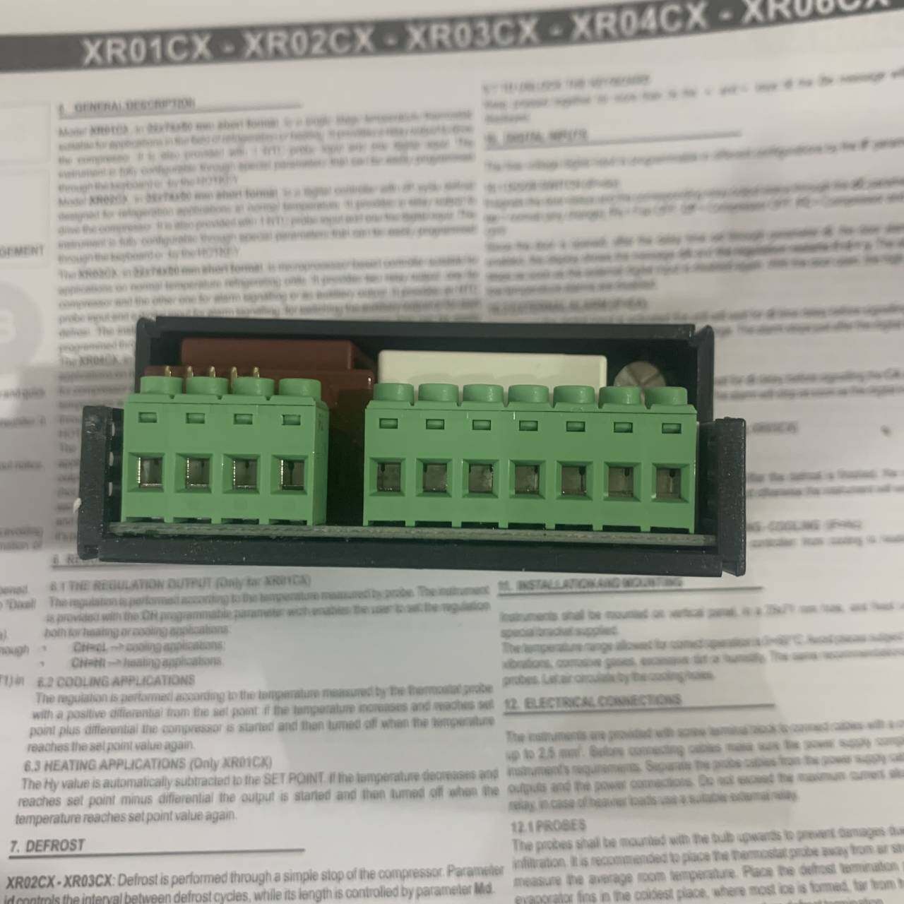 Dixell Digital Temperature Controller XR03CX-4N0F1 Programmable ...