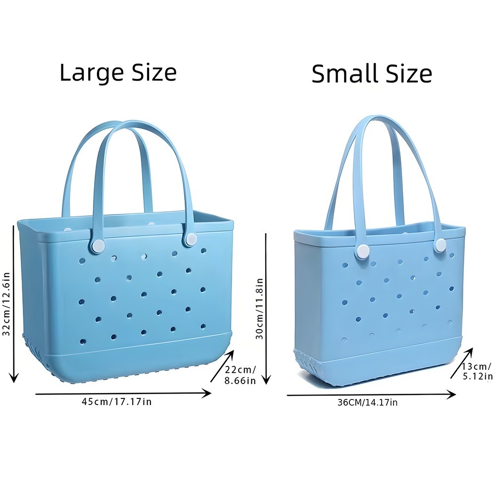 Waterproof EVA Rubber Tote Beach Bags for Women - Women's Advanced Handbags Large Tote Bags ...