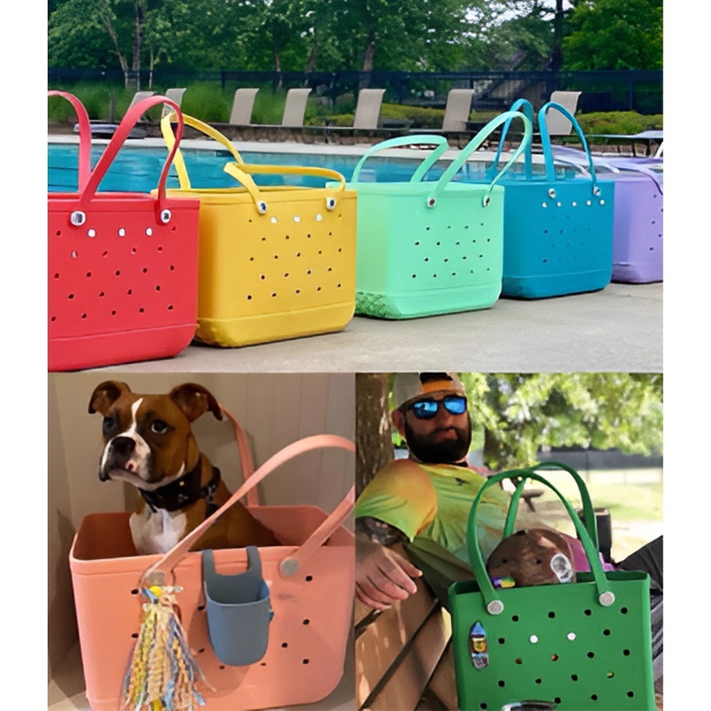 Waterproof EVA Rubber Tote Beach Bags for Women - Women's Advanced Handbags Large Tote Bags ...