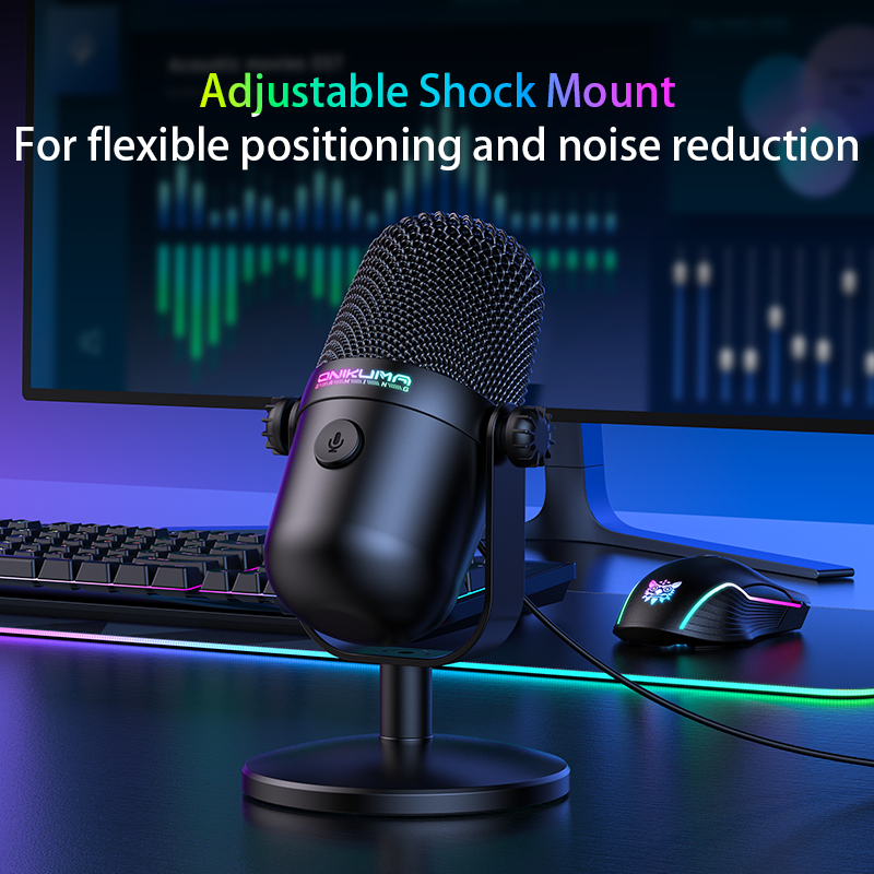 Onikuma M830 Color RGB USB Capacitor Wired Gaming Noise Reduction ...