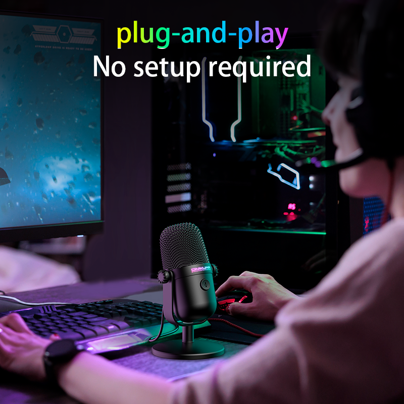 Onikuma M830 Color RGB USB Capacitor Wired Gaming Noise Reduction ...