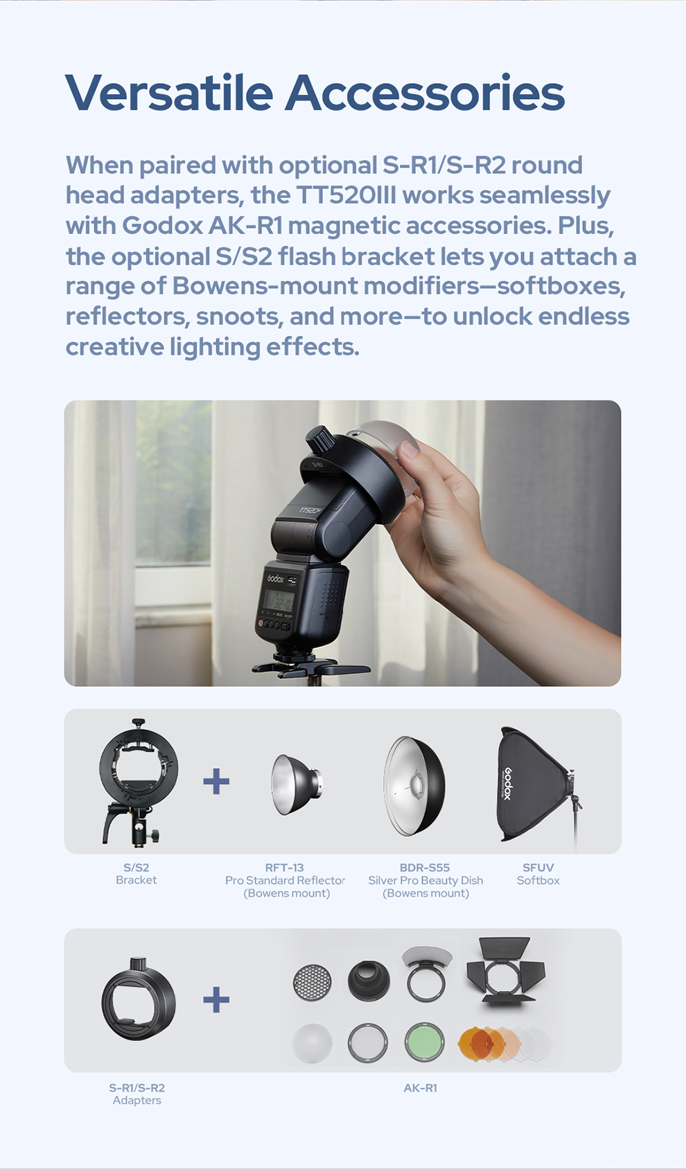 Godox TT520III Universal Camera Flash Electronic Speedlite Wireless ...