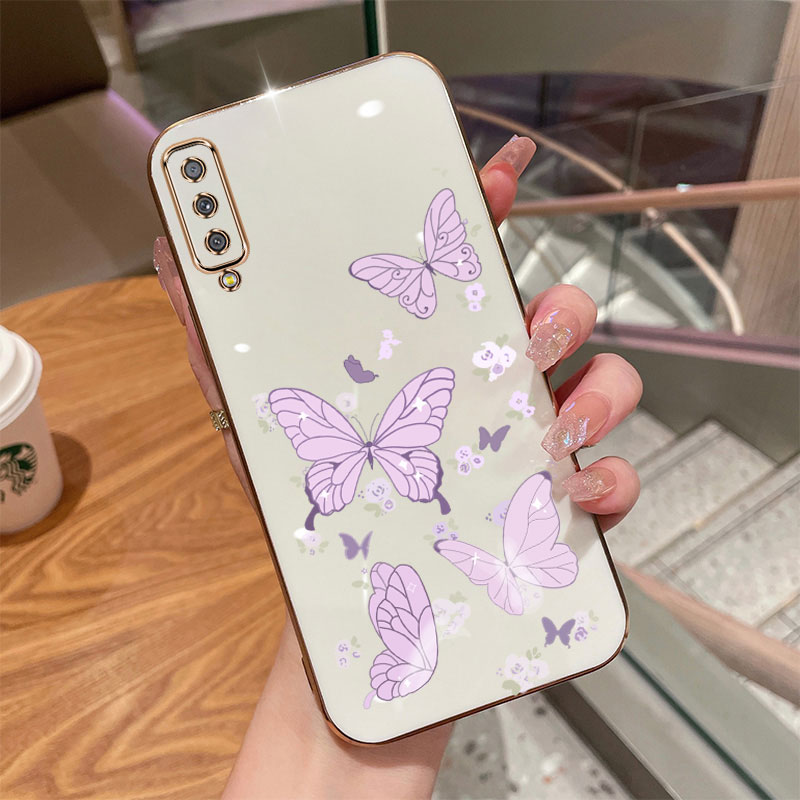 Case For Samsung A7 2018 A50 A70 A30S A50S A750 Silicone soft shell ...