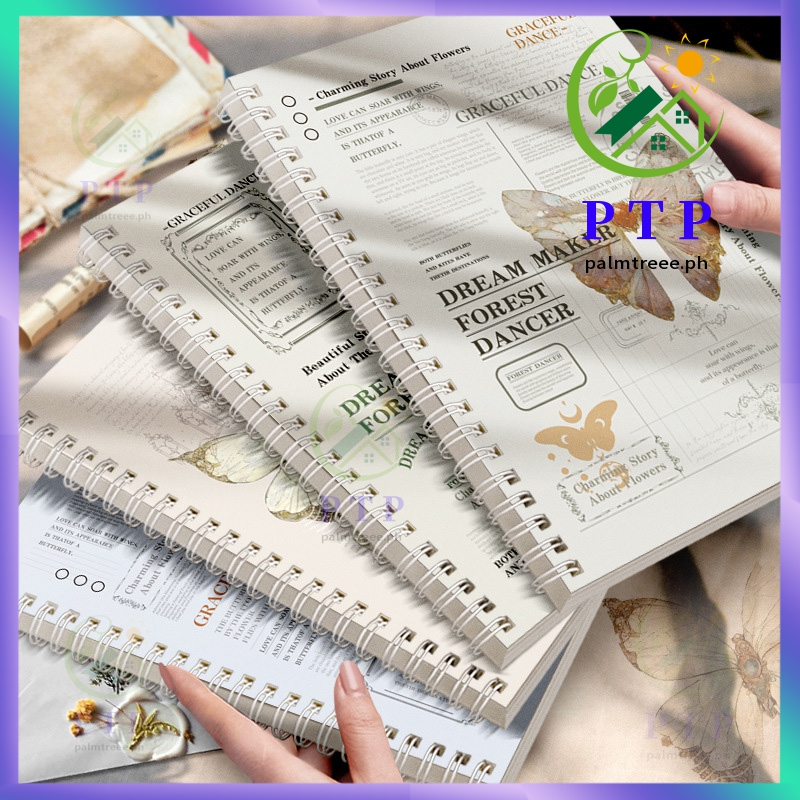 【COD】1PCS-A5 60 Sheets Fashion Cover Coil Notebook Hardbound Spiral ...