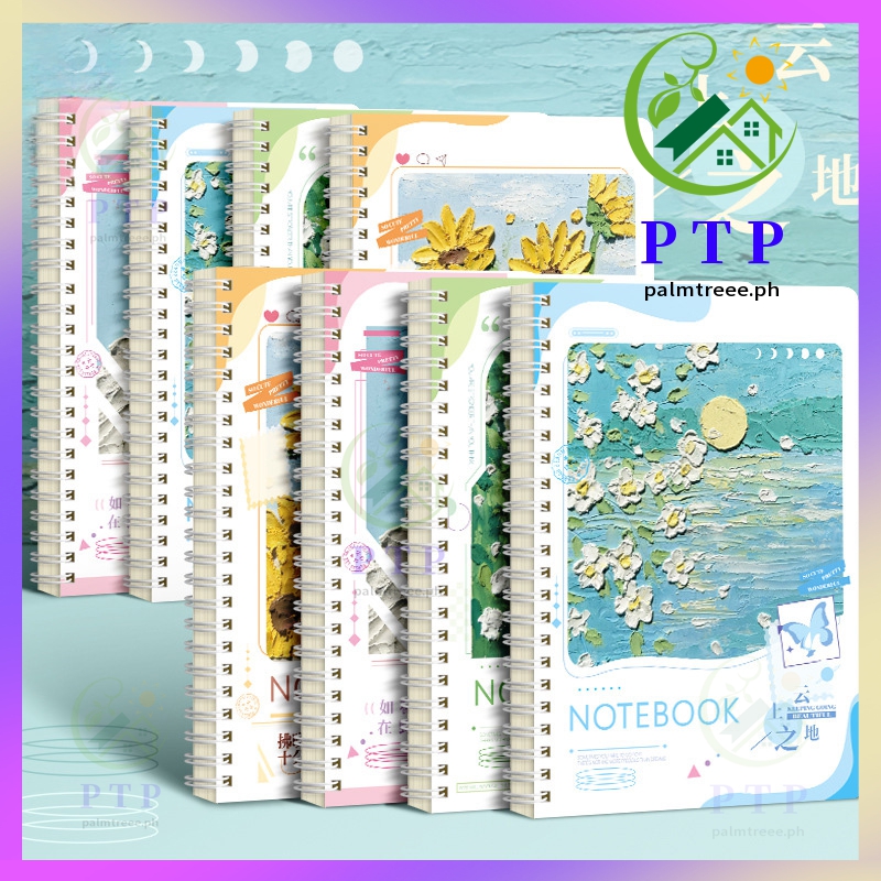 【Fast Delivery】1PCS-A5 Spiral Spring Notebook 60 Sheets Aesthetic ...
