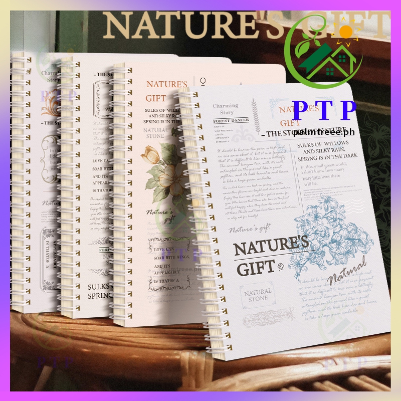 【Fast Delivery】1PCS-A5 Spiral Spring Notebook 60 Sheets Aesthetic ...