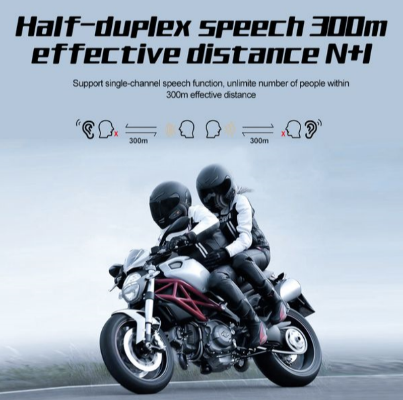 (Local Seller) Bluetooth X1 Plus Motorcycle Helmet Intercom Headset For ...