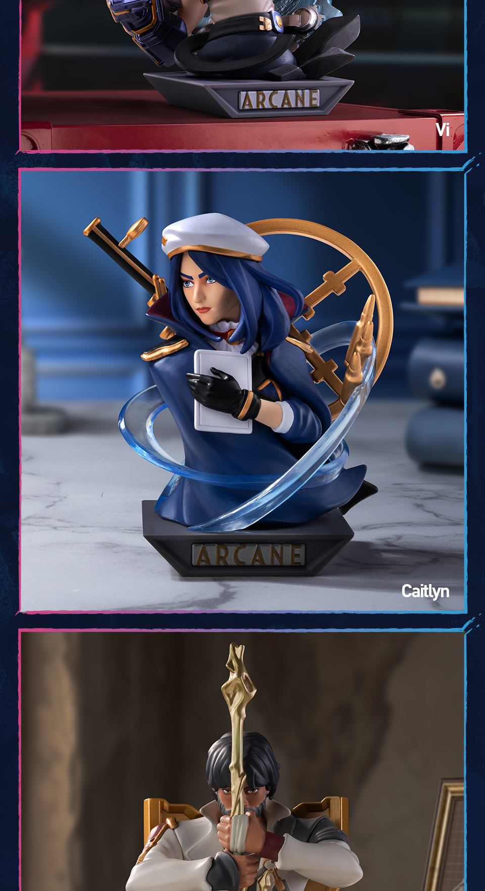 POP MART League of Legends: Arcane Series Figures Blind Box Action Toys Figure Birthday Gift Kid ...