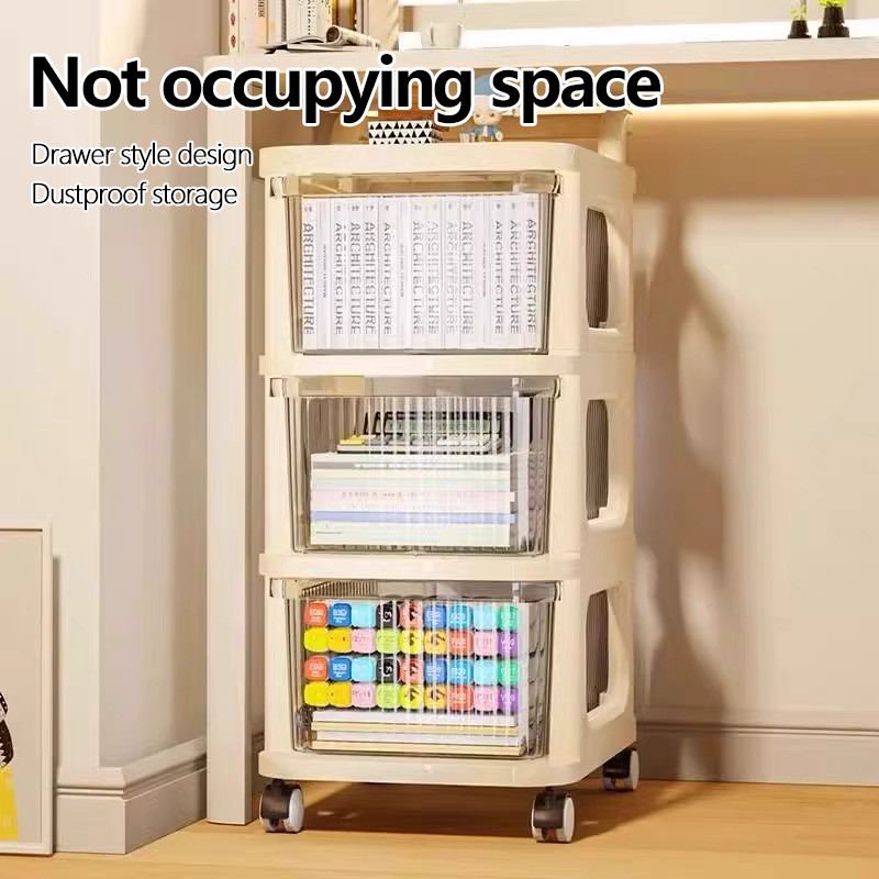 Multi-layer Storage Drawer Trolley Cart Organizer Moving Organizer ...