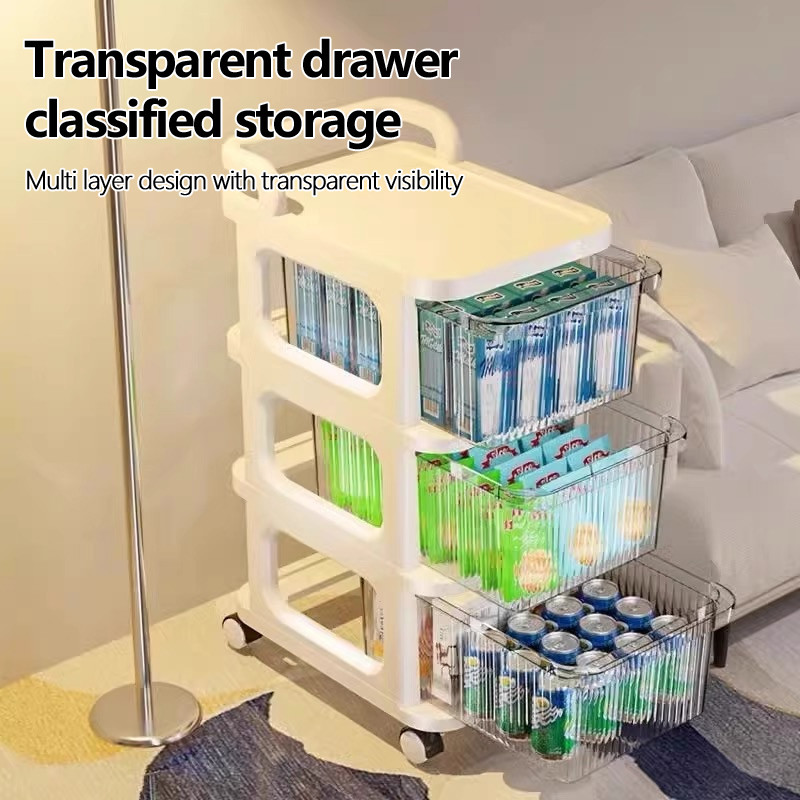 Multi-layer Storage Drawer Trolley Cart Organizer Moving Organizer ...