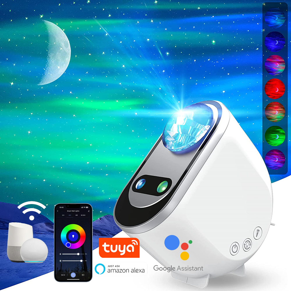 TUYA APP Control Smart Galaxy light Projector Starry Sky Night Light ...