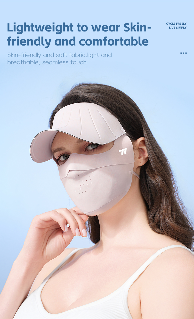 WEST BIKING Sunscreen Mask Bike Full Face Mask Anti-Ultraviolet ...