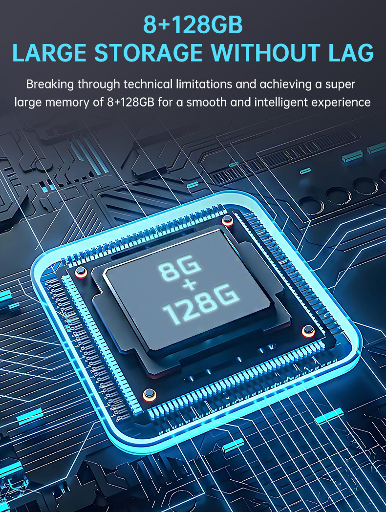 AVIDUS T99 8+128GB 8K HD Android TV Box Dual WiFi BT5.0 Digital multi-button voice remote smart ...