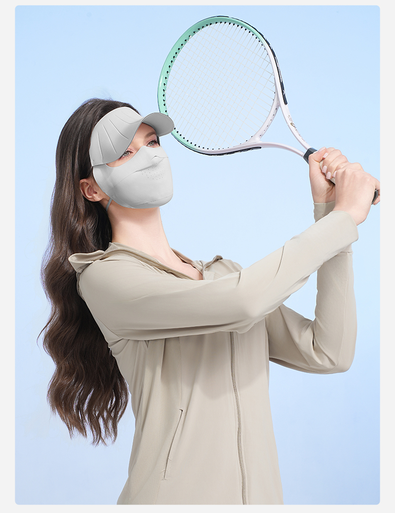 WEST BIKING Sunscreen Mask Bike Full Face Mask Anti-Ultraviolet ...