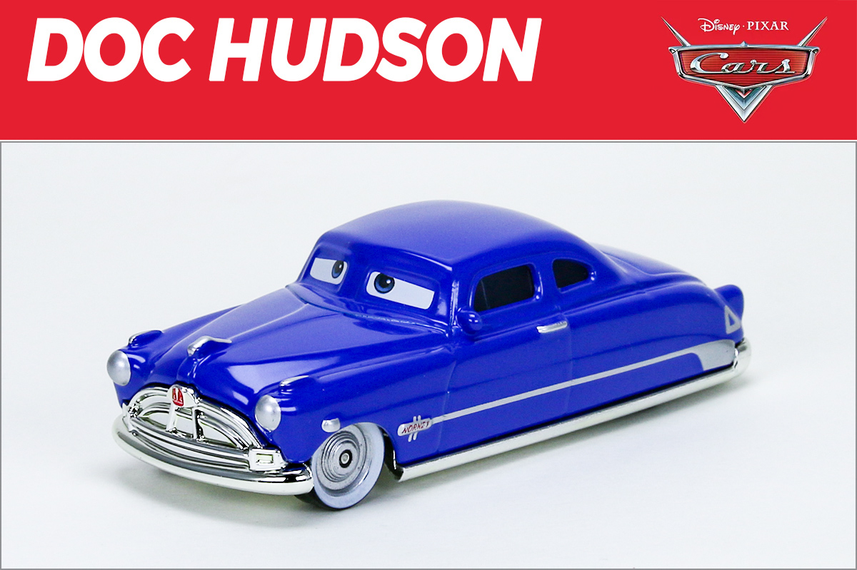 Mattel Disney Pixar Cars DOC Hudson 1:55 Diecast Car Lightning McQueen ...