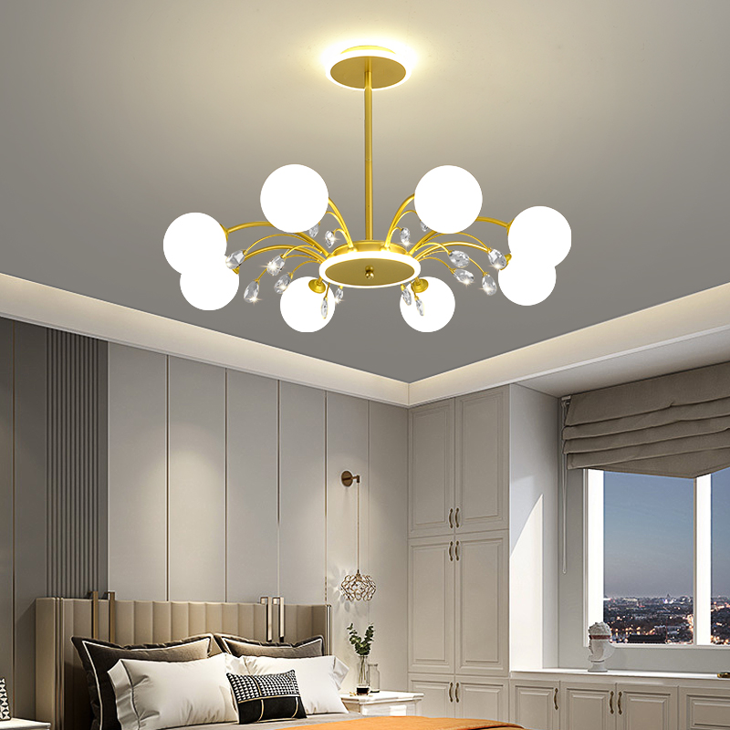 Led Ceiling Pandent Lamp Bedroom Center Lights Modern Chandelier ...